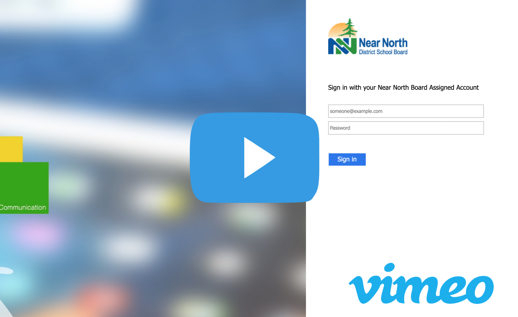 Simplified Login – Near North District School Board