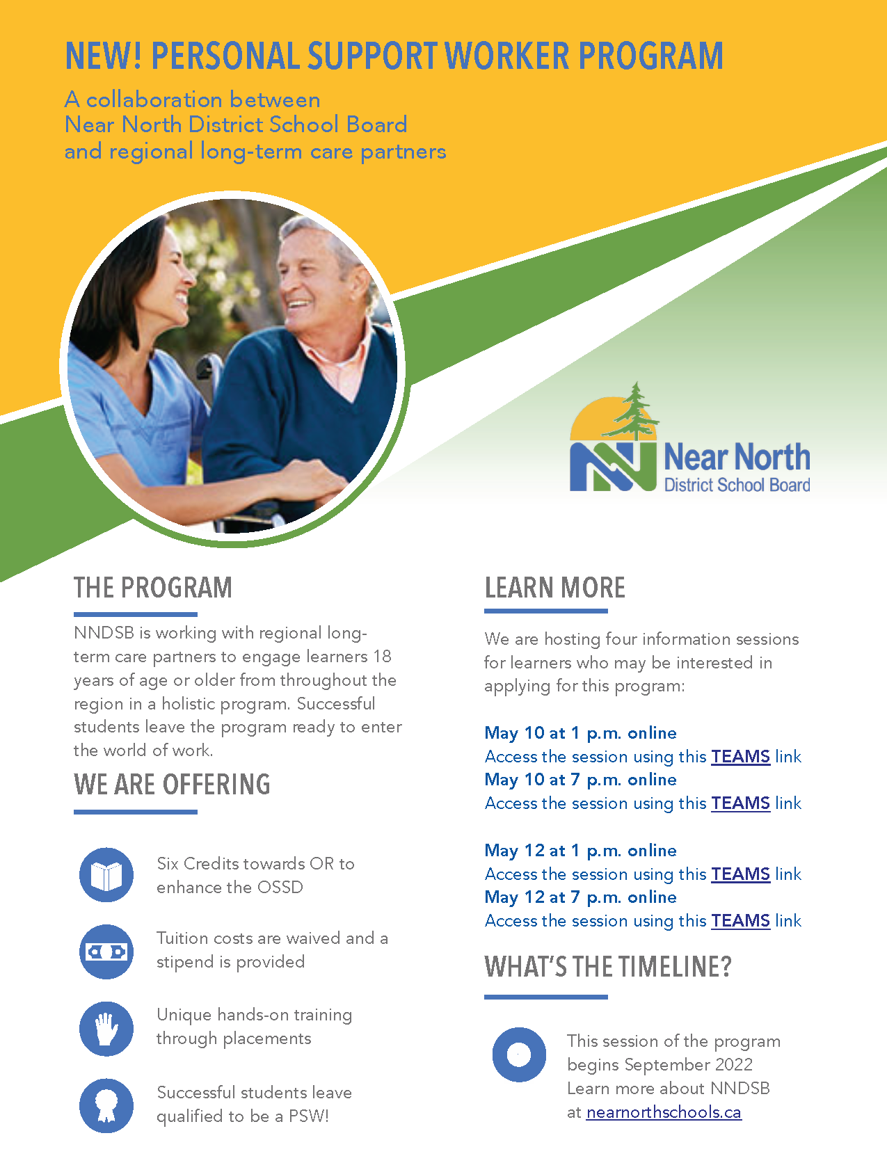 Personal Support Worker – Near North District School Board